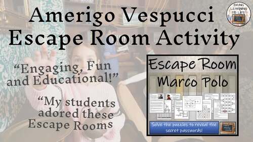 Amerigo Vespucci Escape Room Activity by Creative Primary Literacy