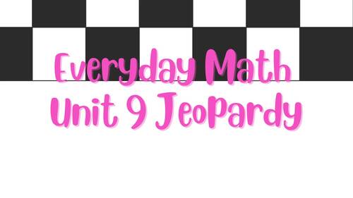 EDM Second Grade Unit 9 Jeopardy Game! by Busy Betz | TPT