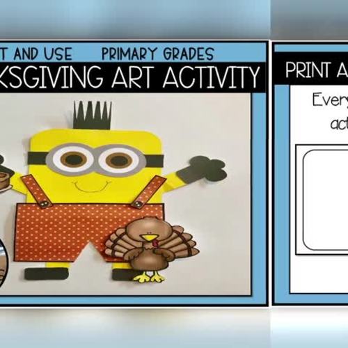 Thanksgiving Art Activity For Your Bulletin Board | Turkey | Pumpkin
