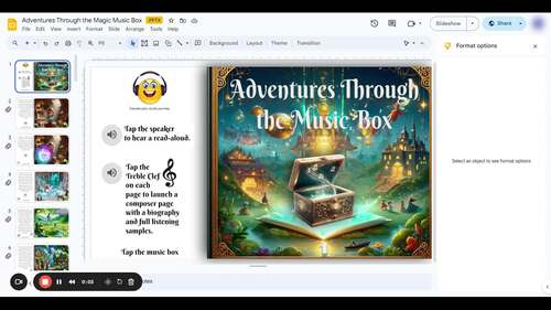 Adventures Through the Music Box 1 Google Slides Storybook "How to" and ...