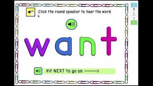 50% OFF Boom Cards Sight Word Bundle DOLCH Words 67-92 Single Lessons w ...