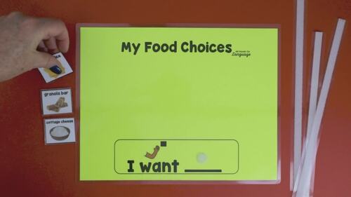 My Food Choices Board with 150 Food Cards, Autism, AAC by All Hands On ...