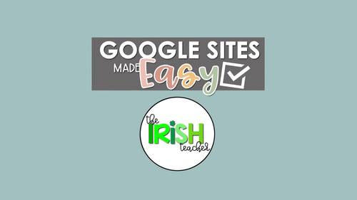 Class Website Elements & Tutorial for Google Sites - Back to School Forms