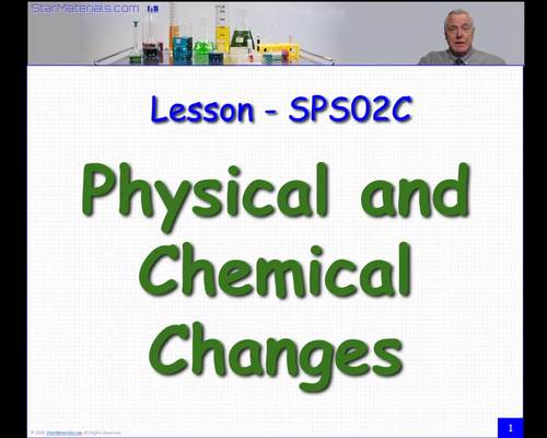 Complete STAR* Video Lesson on PHYSICAL AND CHEMICAL CHANGES Distance ...