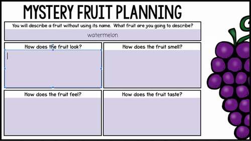 Show, Don't Tell Descriptive Digital Writing Journal by I Teach Like a Boss