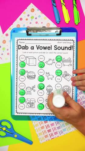 Long U CVCe Word Work - Long Vowel U Activities for Literacy Centers