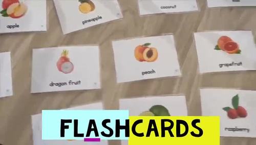 Fruits Vocabulary For Speech Therapy | Autism Visual Flashcards | Task ...