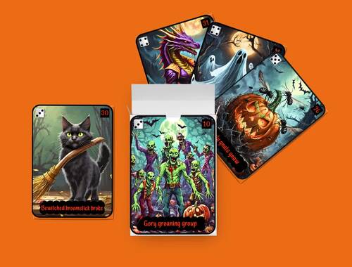 Halloween Tongue Twister Speech Therapy Articulation Game Cards Older ...