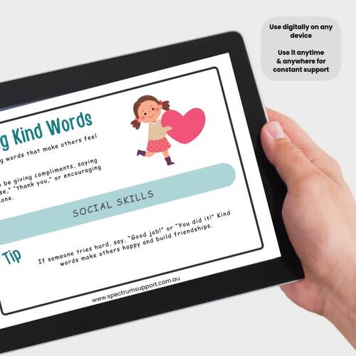 Social Skills Help Posters Inclusive Classroom Teacher Resource Autism ...