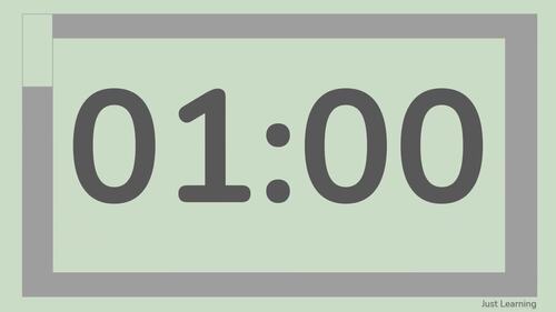 15 Minute Classroom Timer.zip by We're All Just Learning | TPT