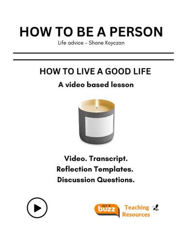 How To Be A Person. Spoken Verse. Life Advice. Giving Advice. SEL. ELA ...