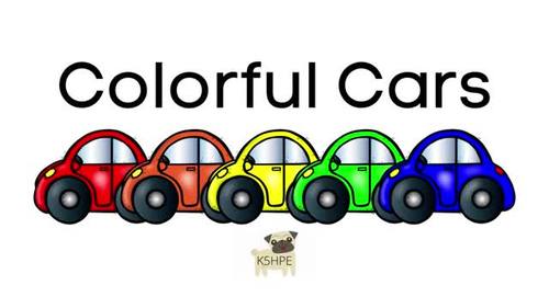 Colorful Cars Sight Word Reader, Vocabulary, Early Literacy, Video/Ebook