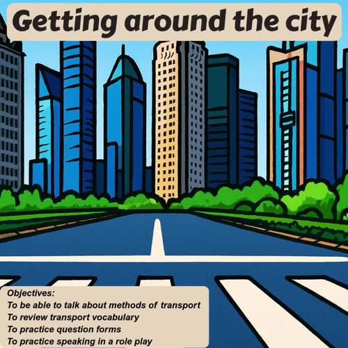 ESL Speaking & Grammar Activities: Asking for Directions in the City ...