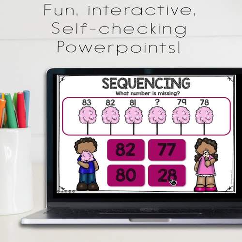 Interactive Math Games Sequencing Powerpoint | TPT