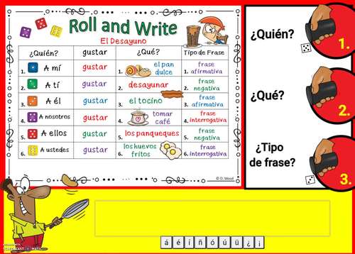 La Comida | Spanish Food with Gustar by Debbie Wood | TPT