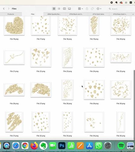Gold Glitter Sparkle Confetti Overlay Clipart Graphics PNG Classroom ...