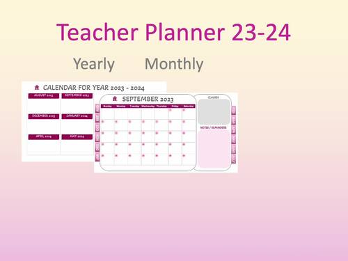 Ultimate Digital Printable Teacher Planner 23-24: Streamline Class ...