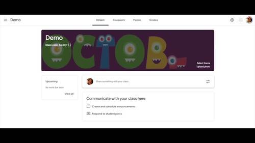 ANIMATED Google Classroom™ Banners Headers | OCTOBER by Teaching Literacy
