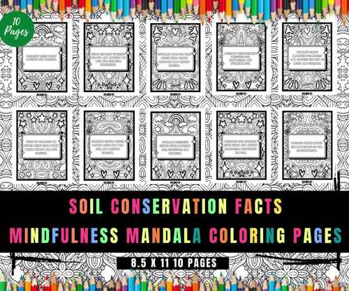 Soil Conservation Facts, Printable Door Decorations Saying Coloring, No ...