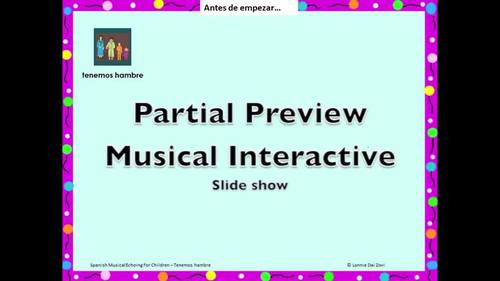 Tenemos hambre - Spanish (((Musical Echoing))) For Children by Lonnie ...