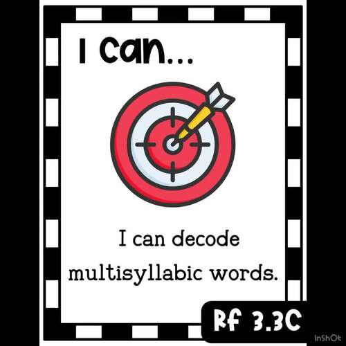 3rd Grade ELA Essential Standards Learning Targets | I Can Statements ...