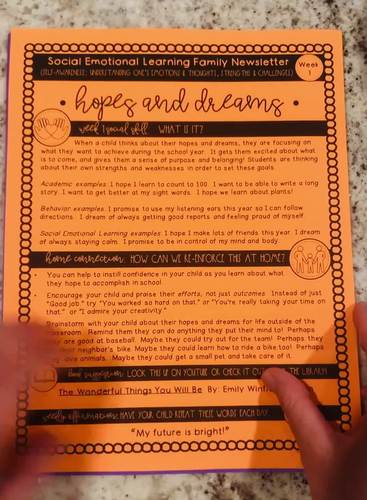 Editable SEL Newsletters for Families | Bilingual (English/Spanish)