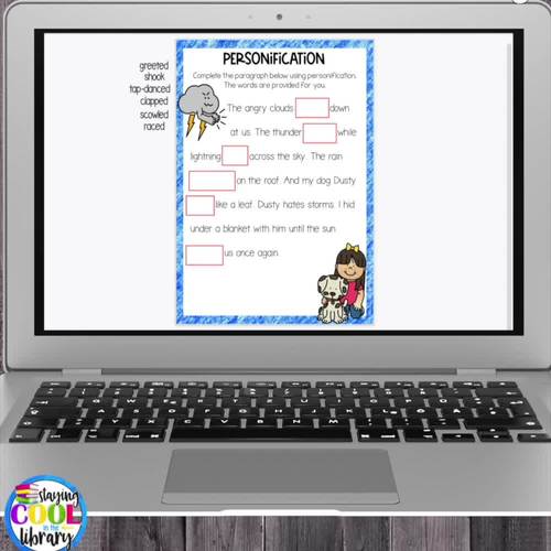 Figurative Language Activities for Google Slides by Staying Cool in the ...