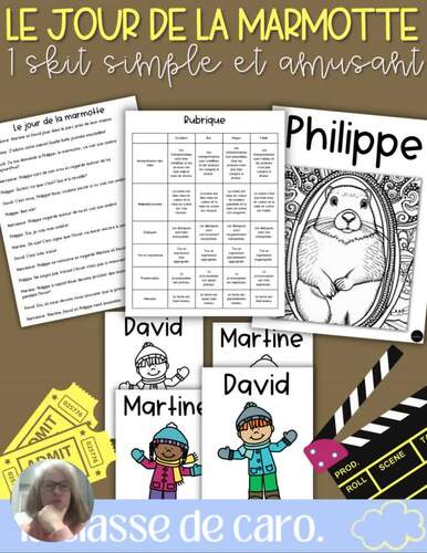 Skit, sketch, pièce de théâtre - Jour de la marmotte | French Groundhog ...