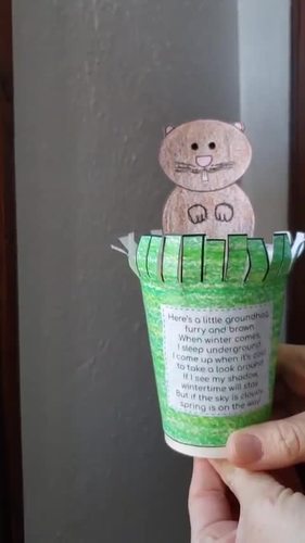 Groundhog Day Pop-Up Craft by Education To Go | TPT