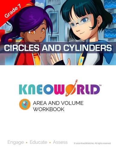 Area and Volume Workbook | Grade 7 | Printable & Digital by KneoWorld