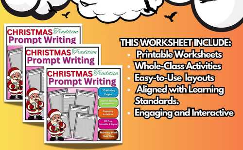 Christmas Traditions Around the World Opinion and Prompt Writing 4th ...