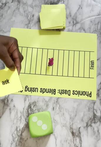 Phonics Dash: Blends Using Short A| Science of Reading Center | TPT