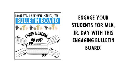 Martin Luther King Jr. Bulletin Board Black History Month Activities ...