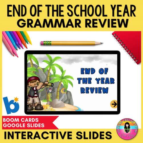 End Of The Year Digital Grammar Review Activities | Google Slides™