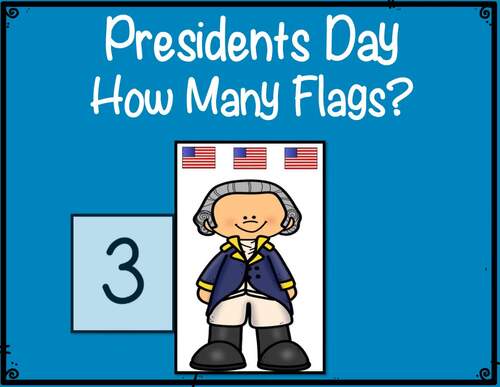 Presidents' Day Counting Games: How Many Flags? | TPT