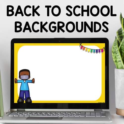 Back to School Social Distancing in the Classroom Google Slides Templates