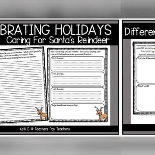 Christmas Writing Prompt About Taking Care Of Santa's Reindeer by Kelli C