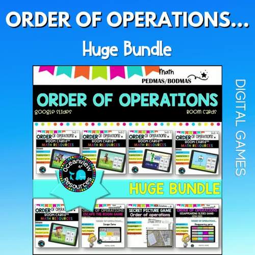 ORDER OF OPERATIONS l DIGITAL GAMES l Huge bundle by Oceanview Resources