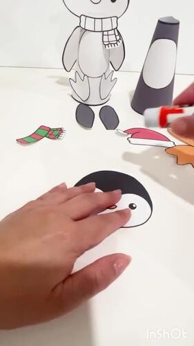 Penguin 3D Craft | Winter Craft | Penguin Activity by Liv and Leb