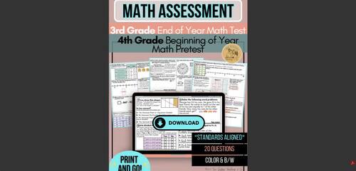 5th Grade Beginning of the Year Math review BOY / 4th Grade Math ...