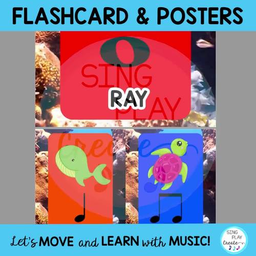 Ocean Rhythm &amp; Activities UNIT BUNDLE: {Whole Note} (All Levels)