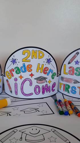 Last Day of First Grade Crown Craft | Last Day of School Crown | End of ...