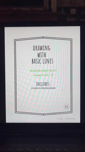 Lines: Drawing with Simple Lines by Be Their Difference | TPT