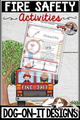 Fire Prevention Week Bundle Preschool Distance Learning | TpT