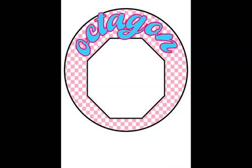 In My 90's Era 2D and 3D Shapes Posters by Julia's Colorful Classroom