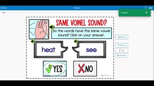 Long and Short Vowel Sounds for Boom™ Learning - Phonological Awareness ...