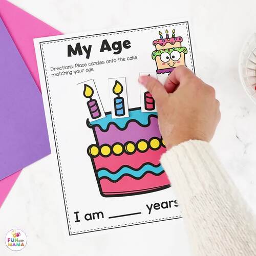 All About Me Craft, Activities Worksheets Poster Coloring Pages + MORE