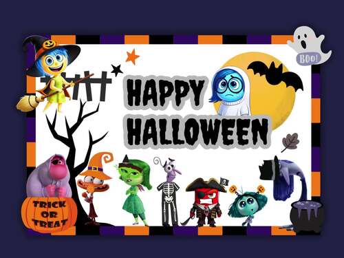 Inside Out Fall Halloween Emotions Bundle | Social Emotional Learning ...