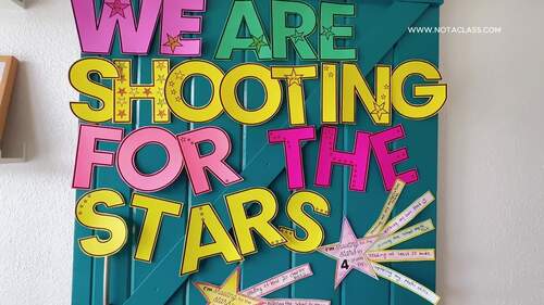 Shooting Stars Back to School Bulletin Board & Classroom Door Decor ...