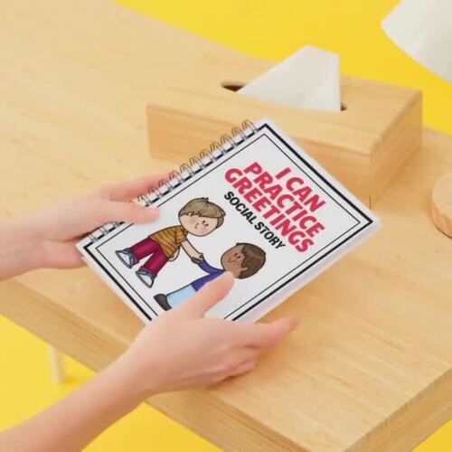 Greeting Others Social Story Morning Greeting Poster Reflection Sheet ...